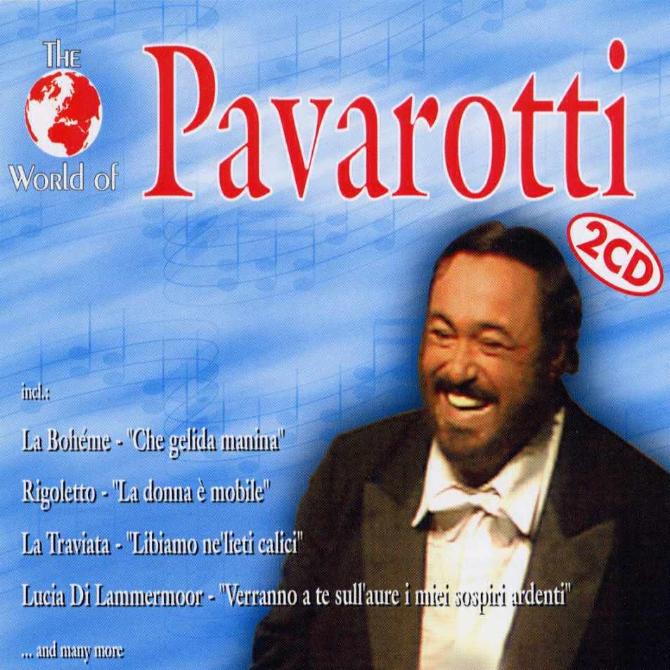 Luciano Pavarotti The World Of : Front | CD Covers | Cover Century ...